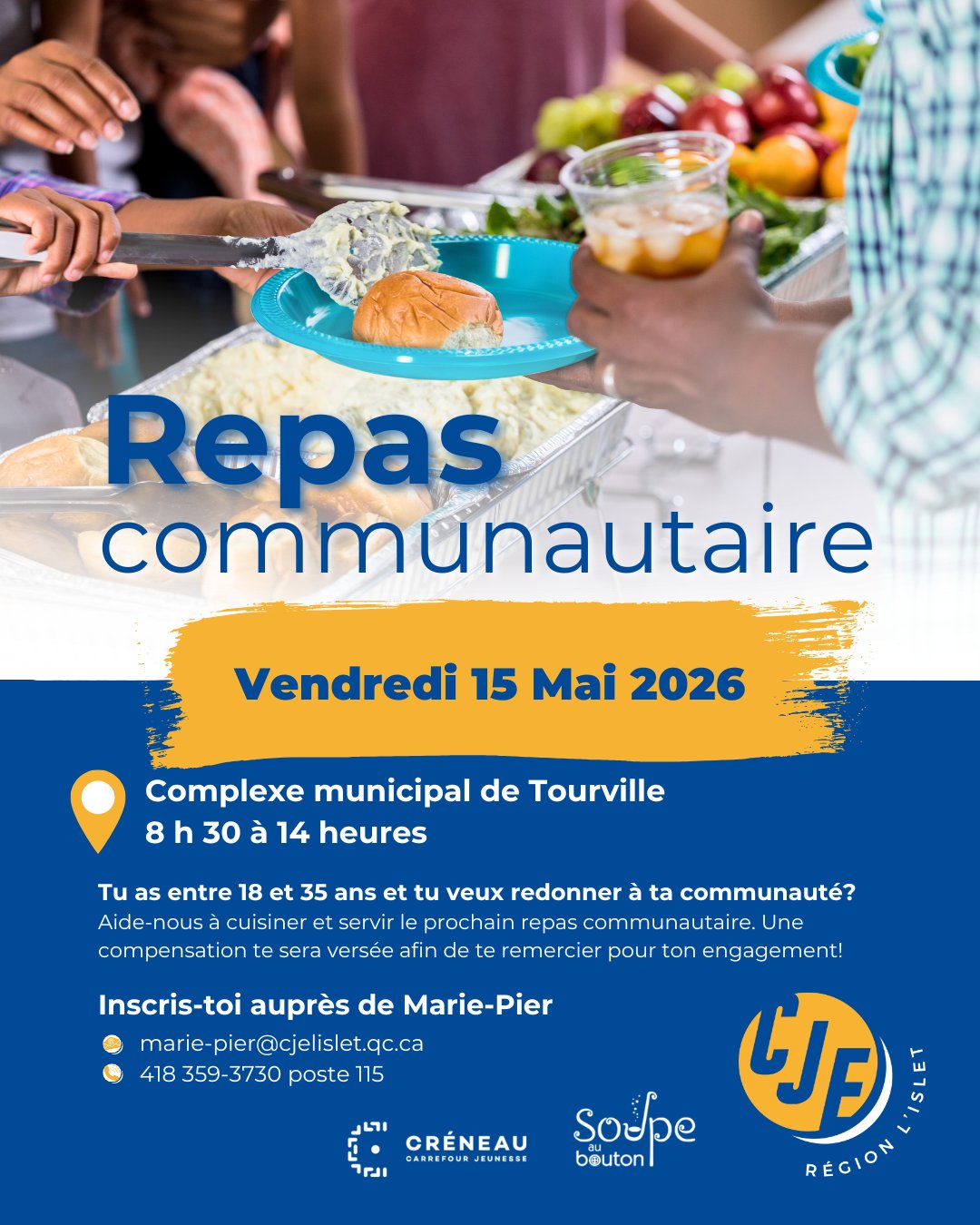 Repas communautaire | Région L'Islet